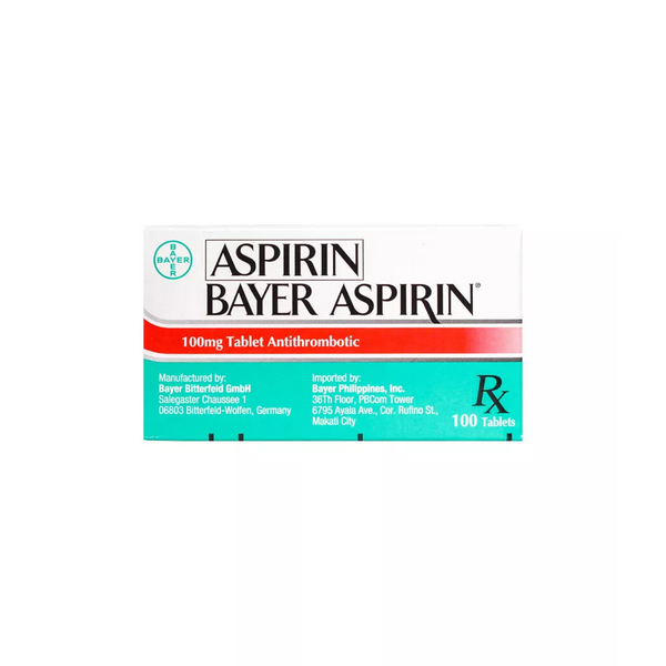 BAYER ASPIRIN Aspirin 100mg Tablet 1's price in the Philippines ...